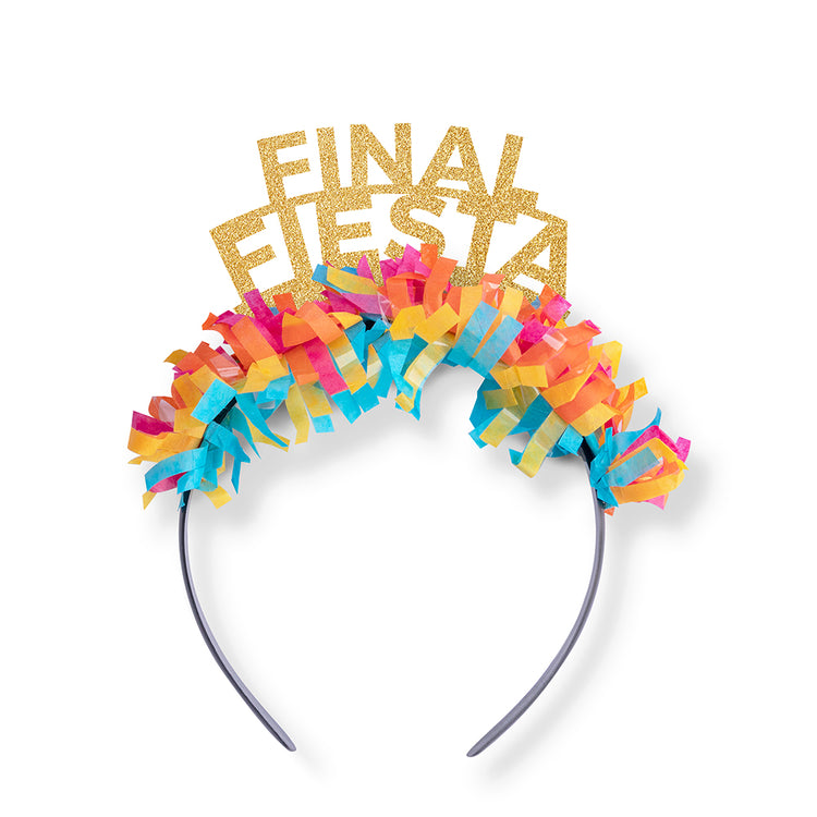 Bachelorette Party "Final Fiesta" Bride Crown - Custom Colors ...